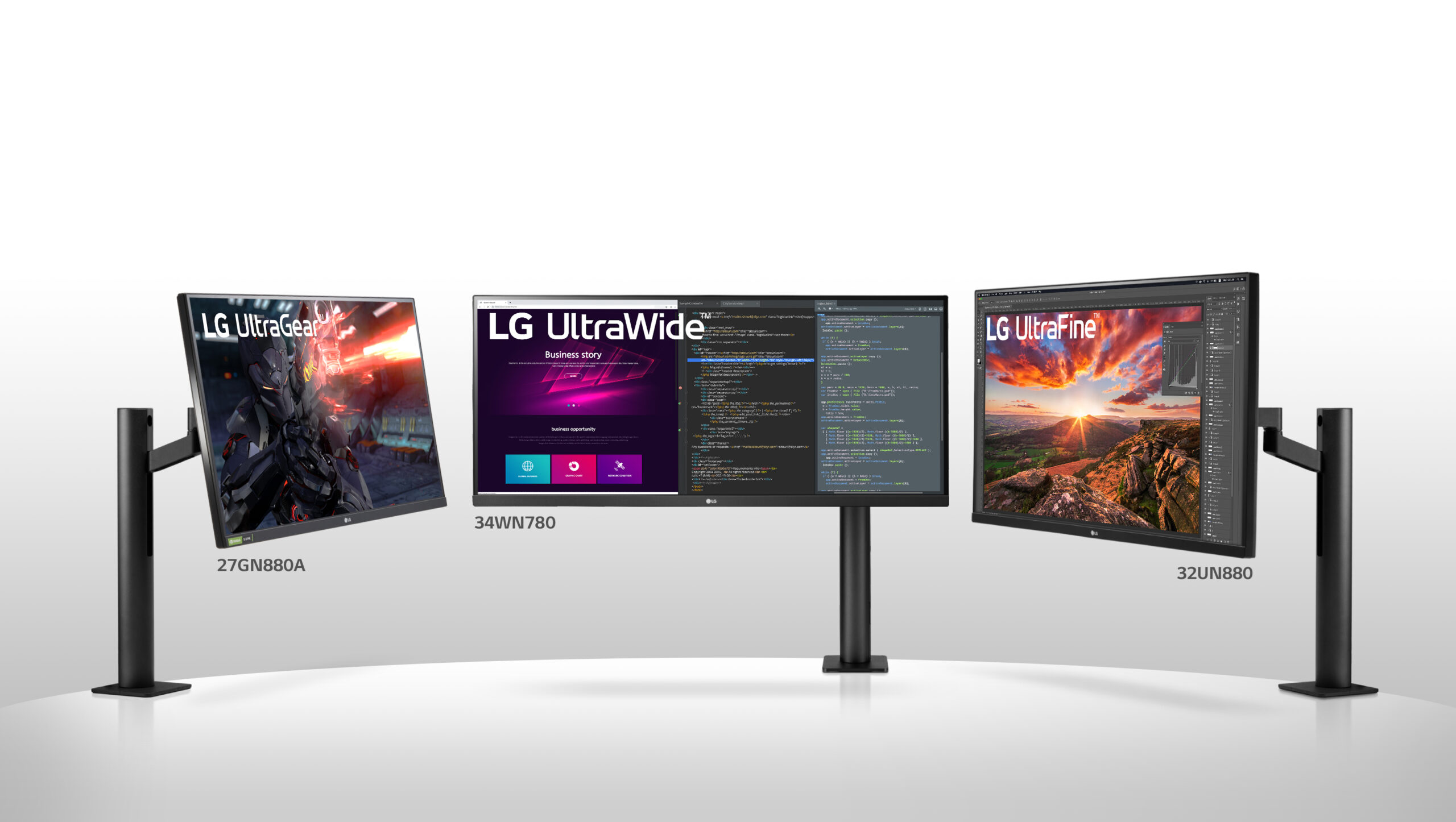 LOS MONITORES LG CON DISEÑO DE CONCEPTO ERGONÓMICO OFRECEN LO ÚLTIMO EN ...